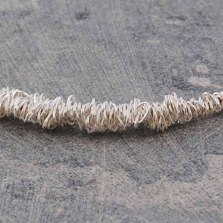Loops Sterling Silver Abstract Necklace – Otis Jaxon Silver Jewellery